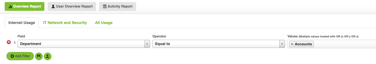 How do I send reports to Department Managers?