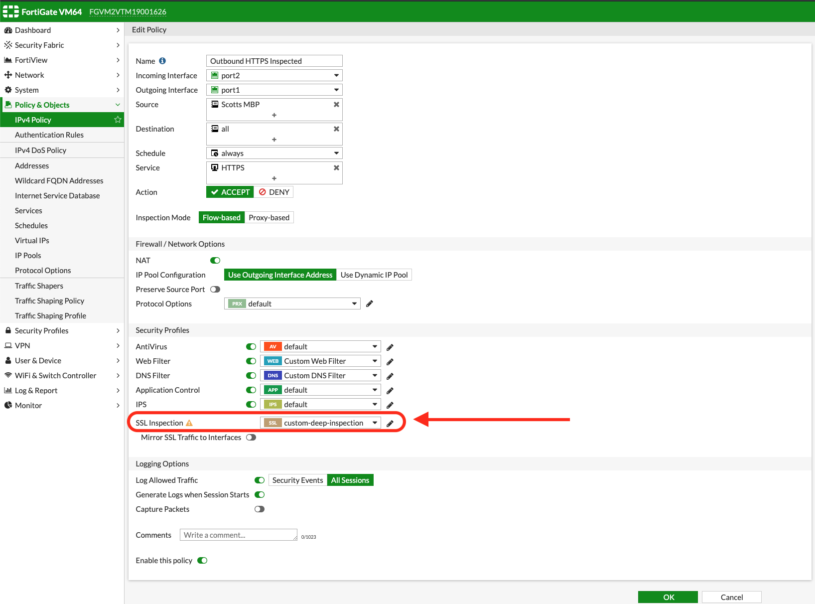 Enabling Deep SSL Inspection on Fortinet FortiGate (Required for ... Enabling Deep SSL Inspection on Fortinet FortiGate (Required for ...